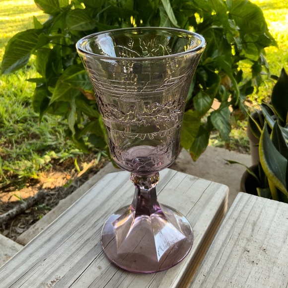 Dining | Vintage Last Supper Goblet Glass | Poshmark